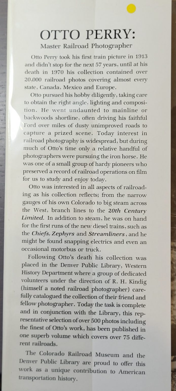 Otto Perry Master Railroad Photographer – Albi & Jones (1982) (E ...