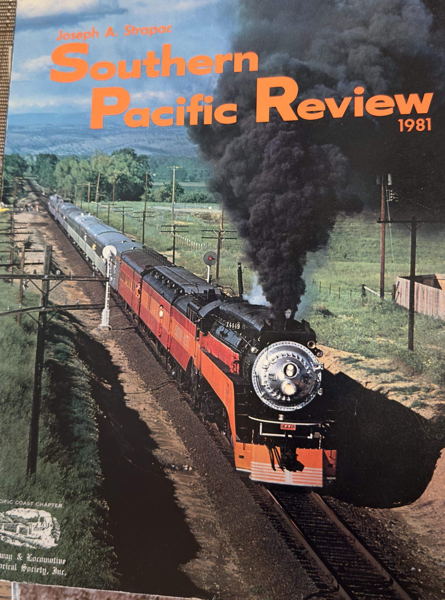 Southern Pacific Review 1981 Joseph Strapac (W-35) - Southern Pacific Railroad History Center